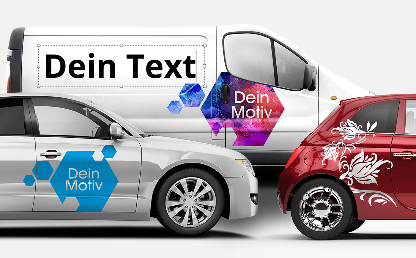 Autoaufkleber, Beschriftungen & Folien