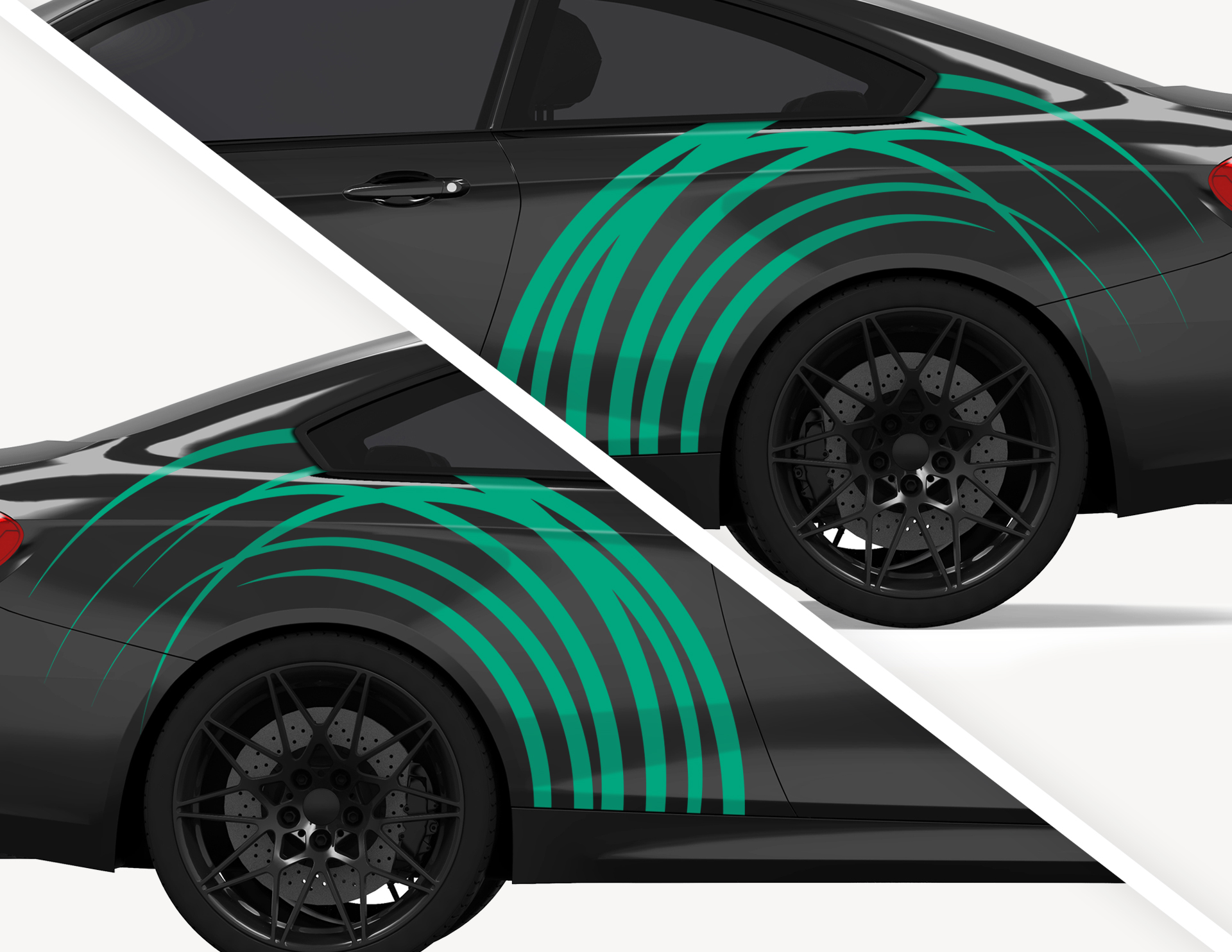 Autoaufkleber Donut Drift