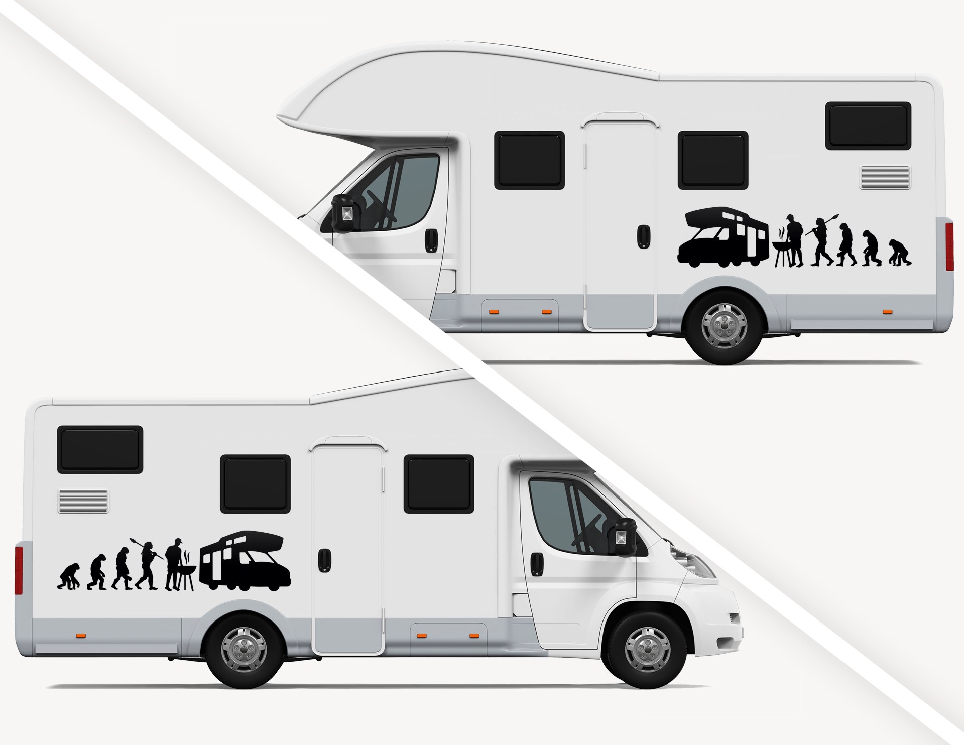 Autoaufkleber Wohnmobil Evolution