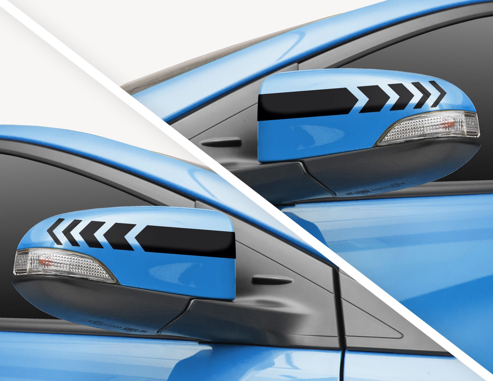 Autoaufkleber Dashed Fusion