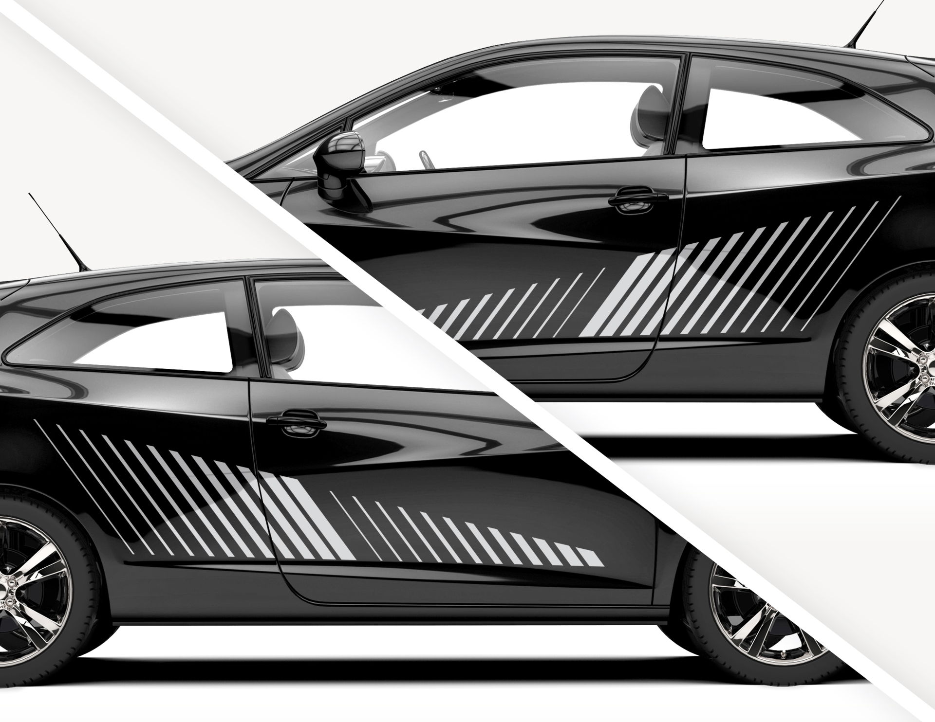 Autoaufkleber Fast Lane Line