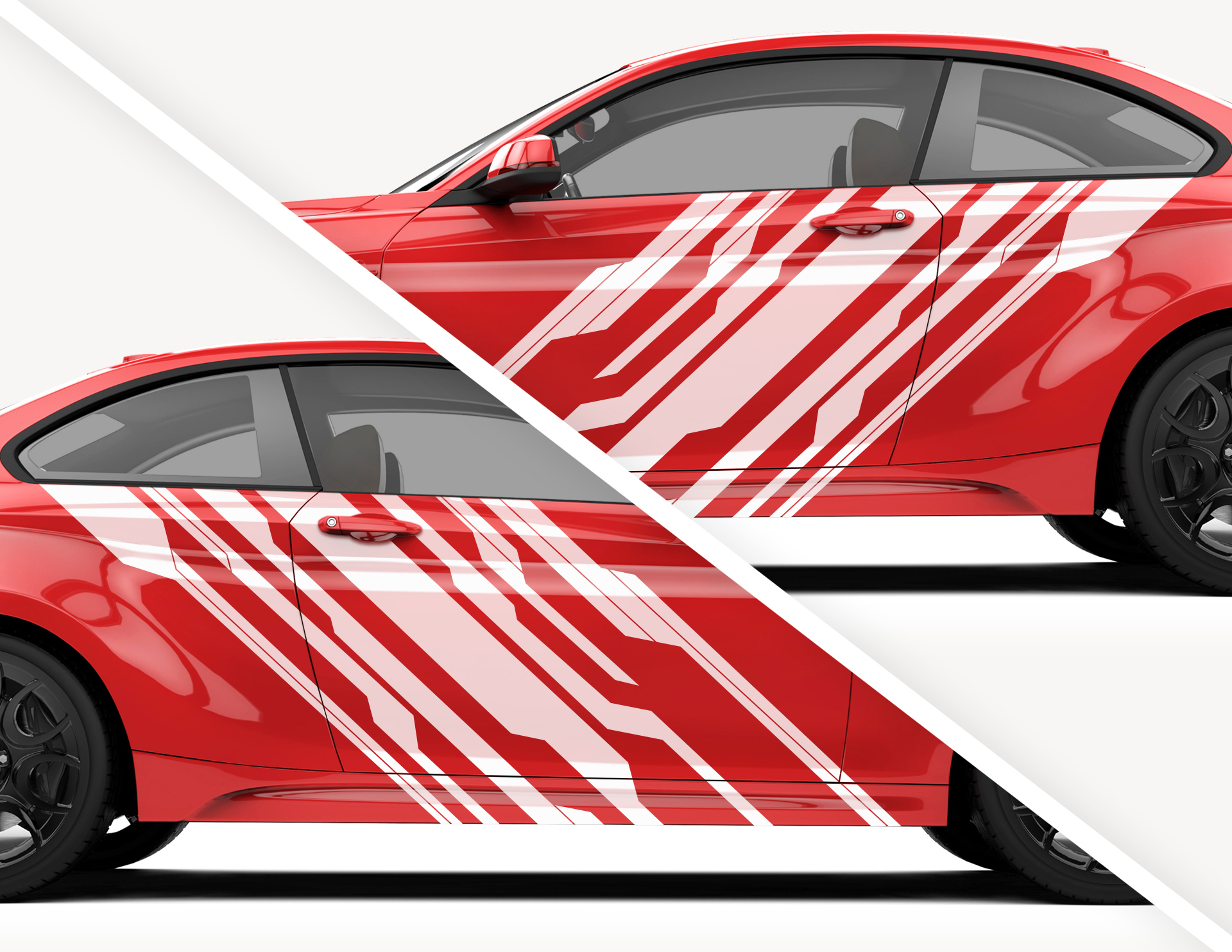 Autoaufkleber Current Lines