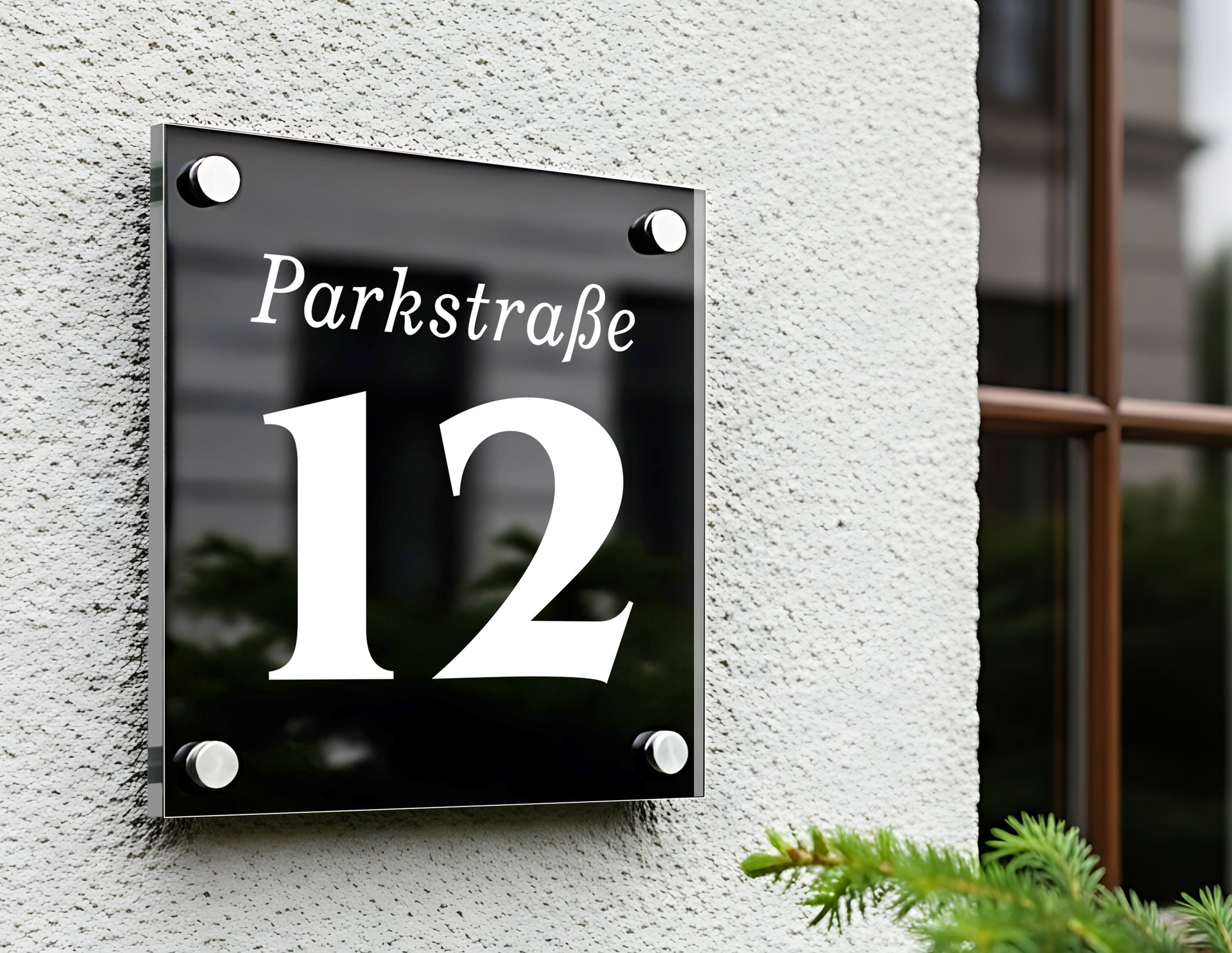 Acrylglas-Schild mit eigenem Motiv